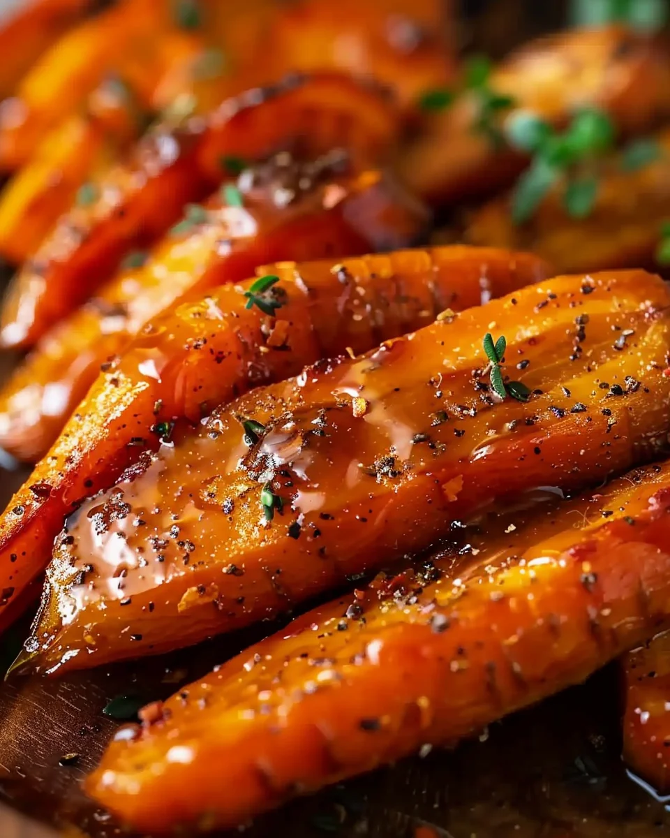 Sweet and Savory Maple Glazed Roasted Carrots - Irresistible Delight